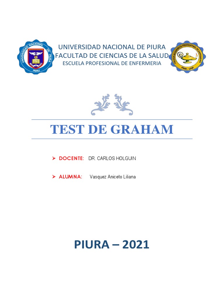 Procedimiento del Test de Graham | PDF | Medicina | Ciencias de la Salud