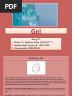 Classification and Types of Gels | PDF | Gel | Colloid