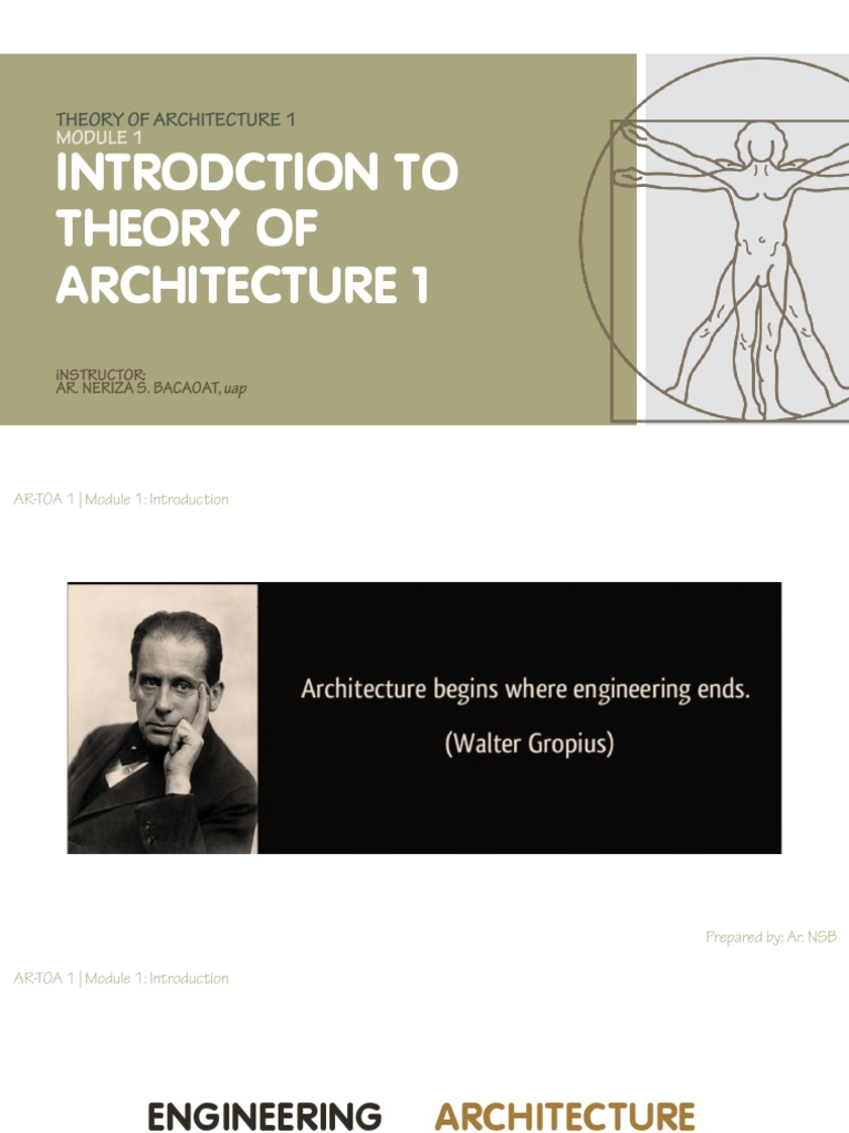 TOA-1-Module 1 - Introduction To Theory of Architecture 1 | PDF | Space ...