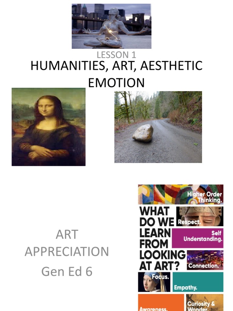 Lesson 1 Humanities Art Aesthetic Emotion | PDF | Aesthetics | Beauty