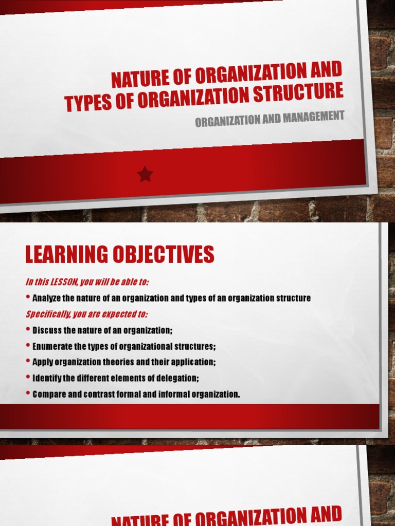Types of Organizational Structures | PDF | Organizational Structure ...