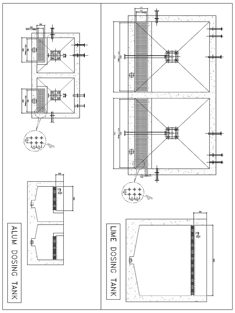 Lime & Alum Dosing Tank | PDF