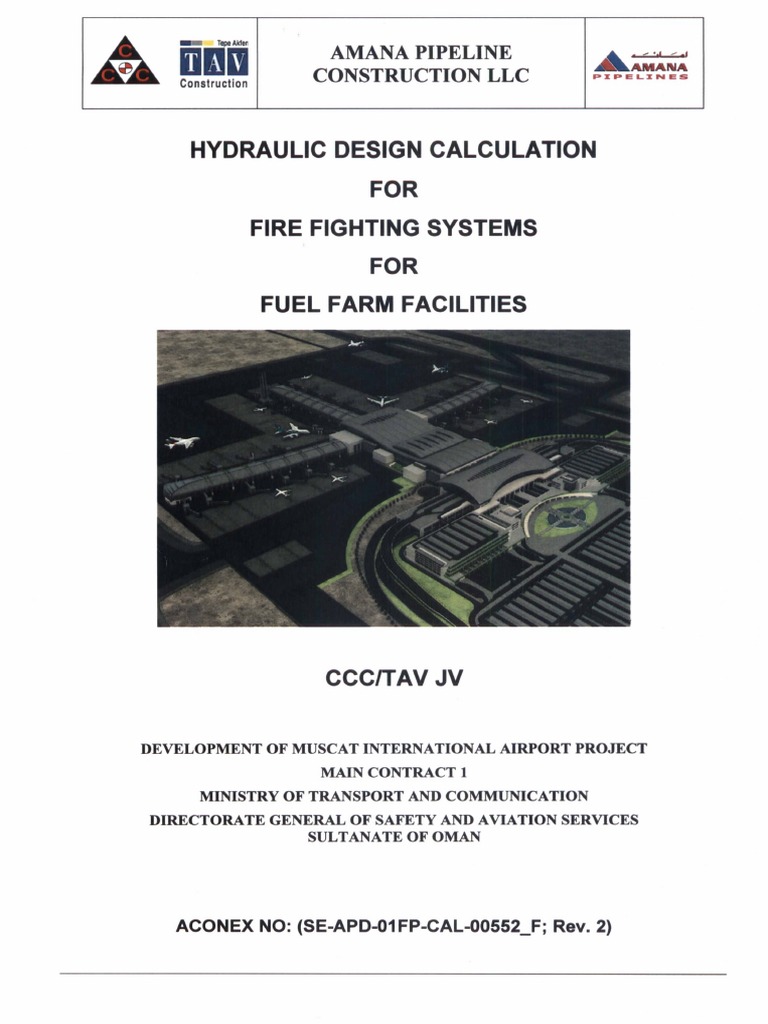 Sample - Hydraulic Calculation For Firefighting System | PDF ...