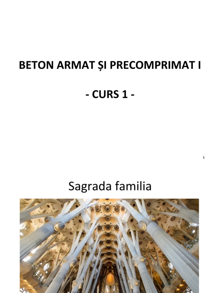 Curs 1 Beton 1 | PDF