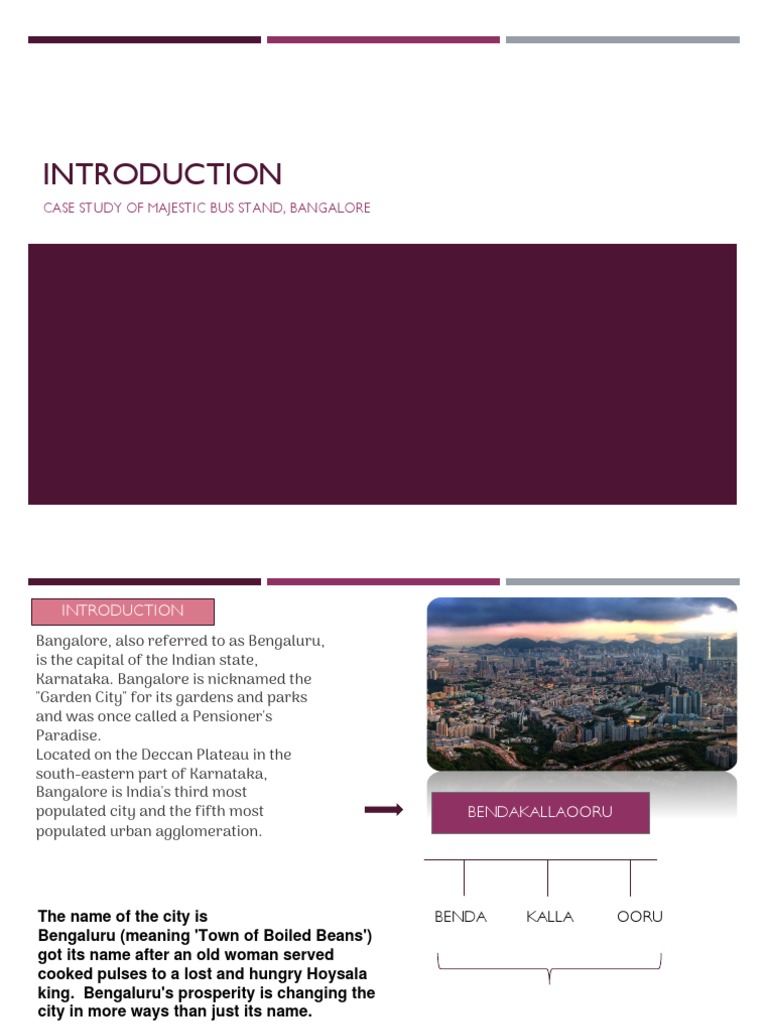 Majestic Bus Stand Case Study | PDF | Bangalore | Emergency Management