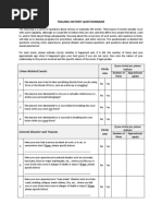 The Trauma Life Events Tale Checklist | PDF | Psychological Trauma ...