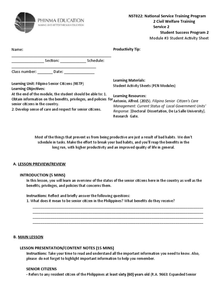 Understanding Senior Citizen Benefits | PDF | Old Age | Welfare