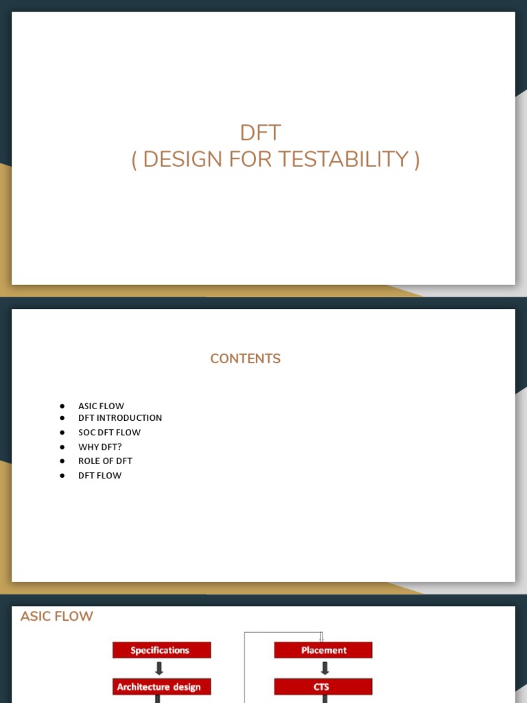 DFT (Design For Testability) | PDF | Digital Electronics | Integrated ...