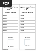 Sample Minutes and Resolution of Reverting Annual Budget For ...