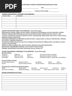 OT Sensory Profile Adolescent Self Questionnaire | PDF