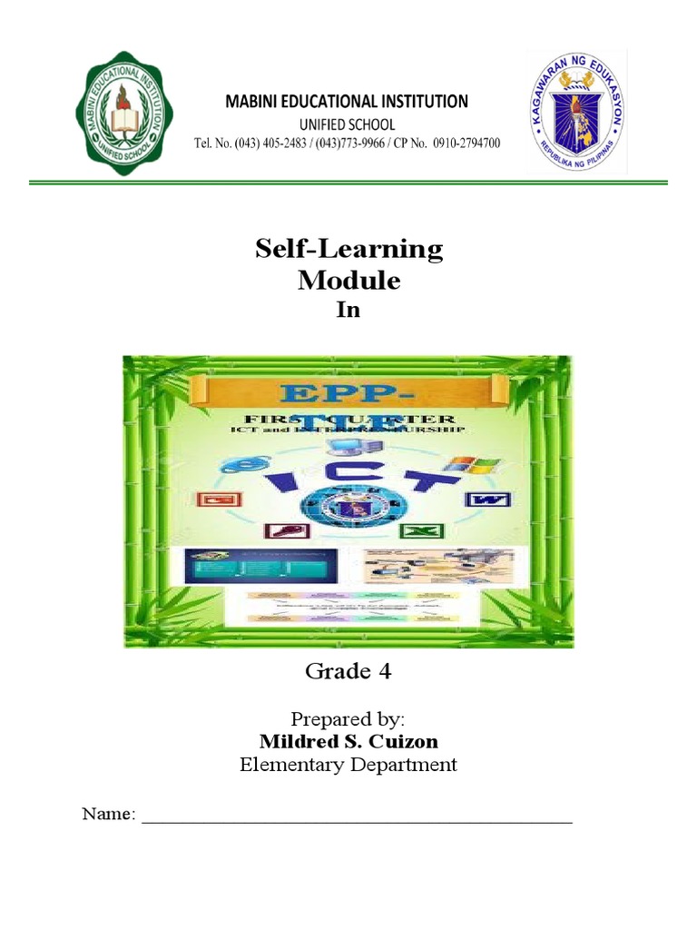 Epp g4 g5 Module Unit4 | PDF | Drawing | Woodworking