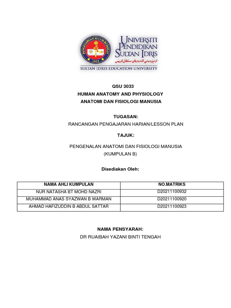 RPH Anatomi Micro Teaching | PDF