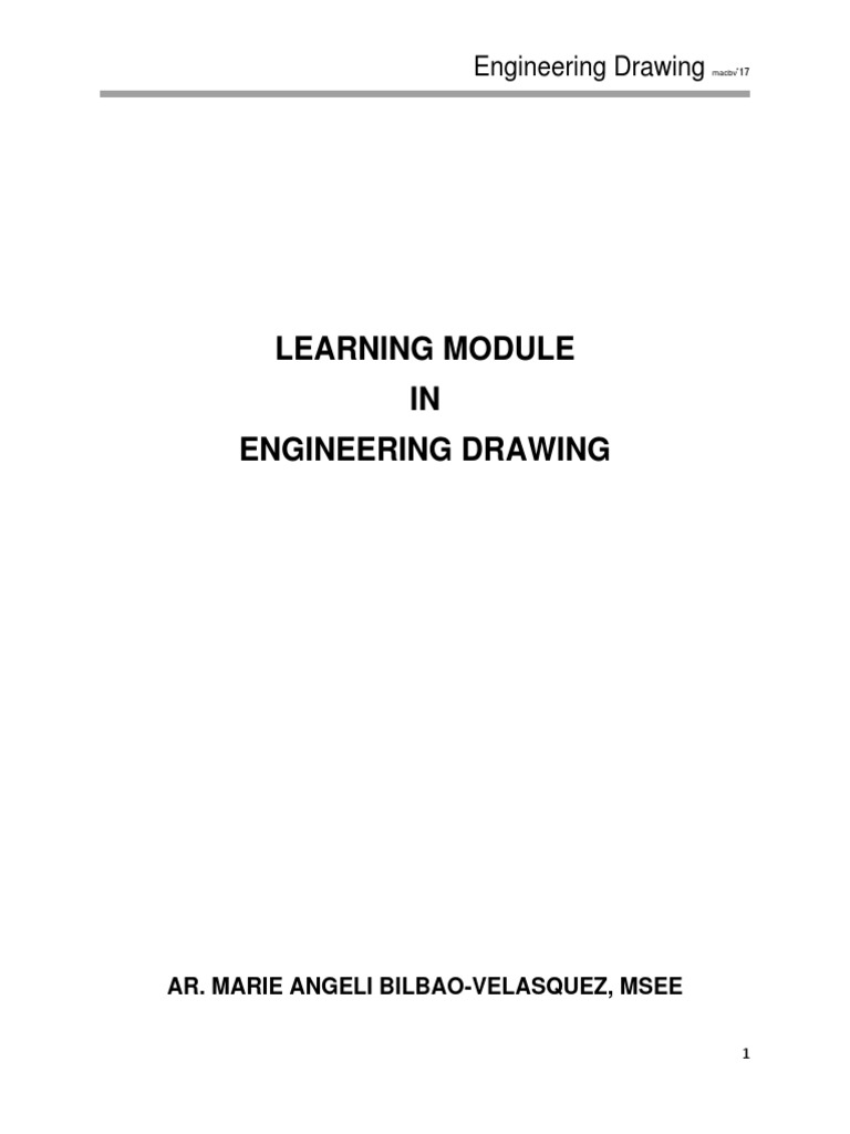 TCU LM in ENGG. DRAWING Complete | PDF | Technical Drawing | Drawing