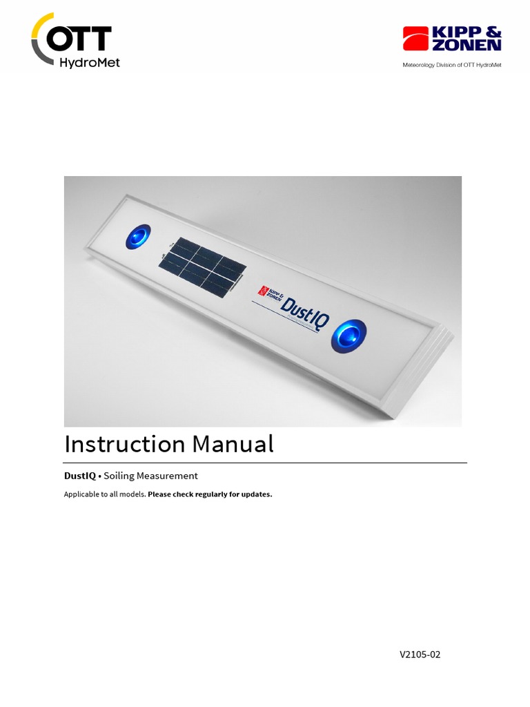 Manual DustIQ All Models v2105-02 | PDF | Electrical Connector ...