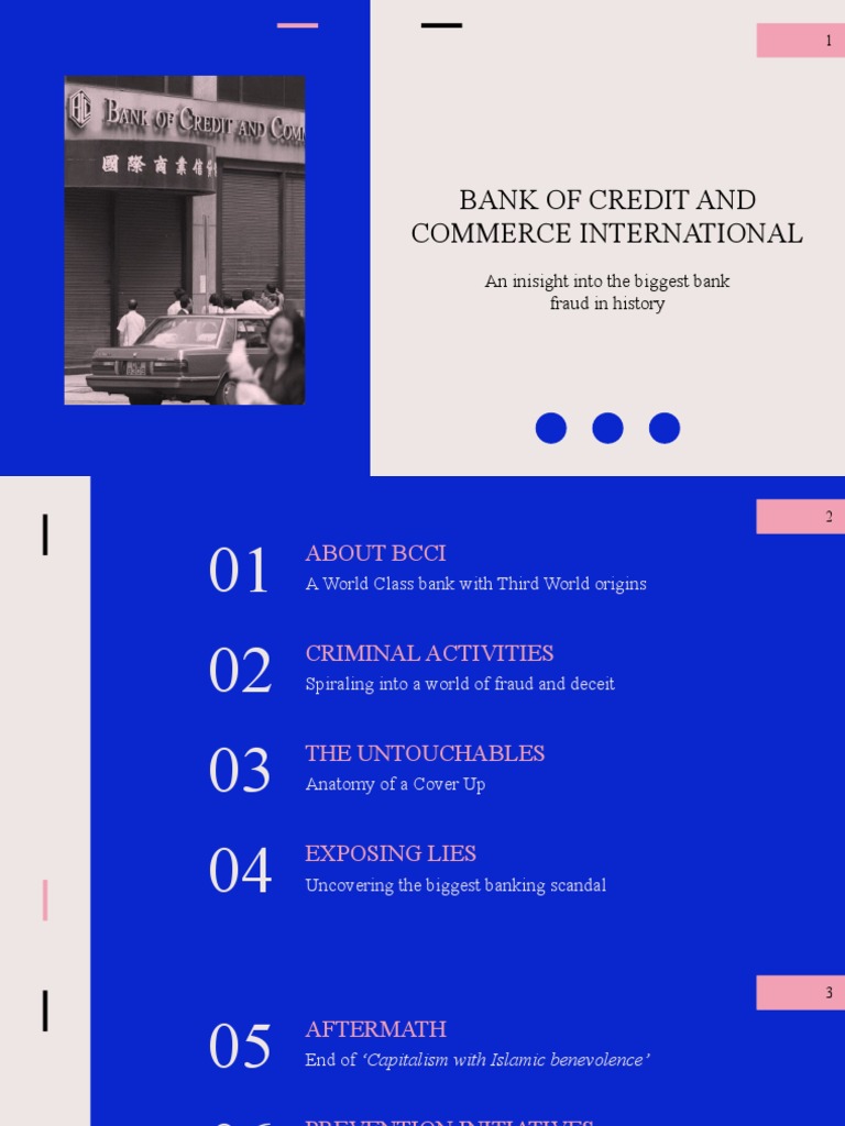 Bank of Credit and Commerce International: An Inisight Into The Biggest ...