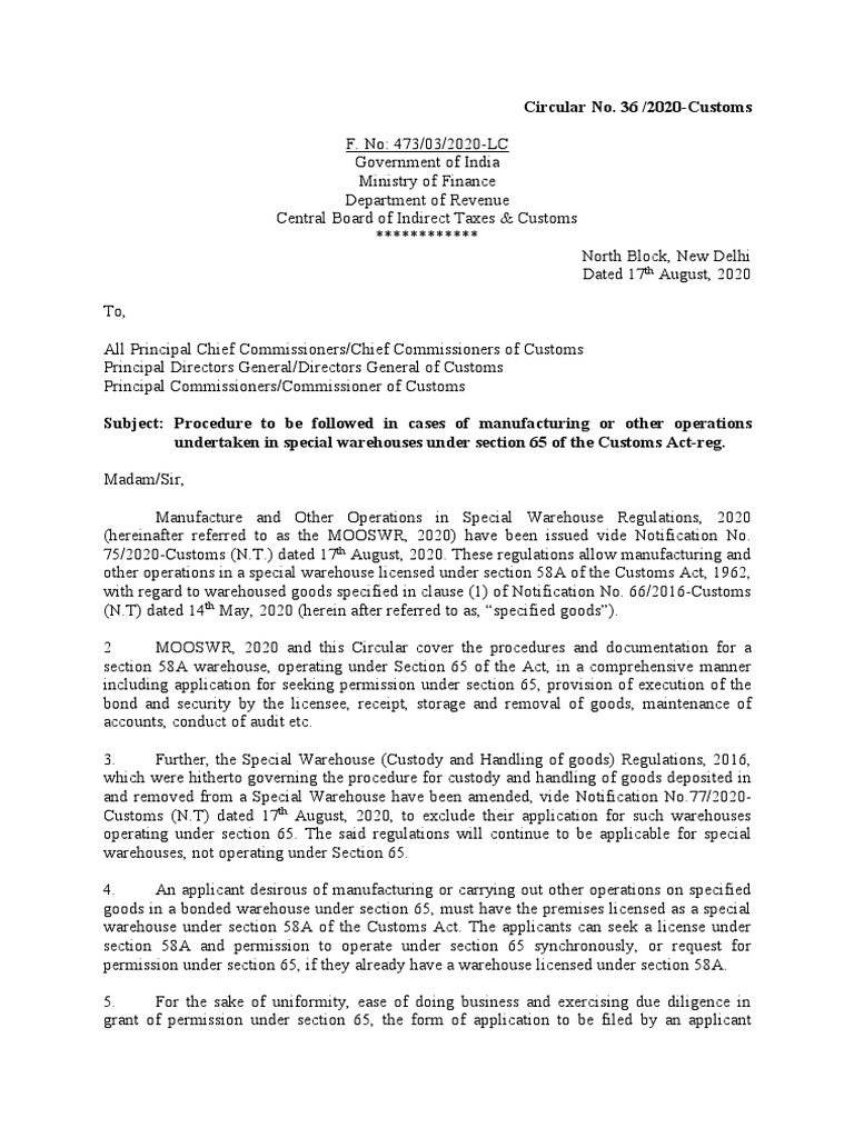 Special Warehouse Licensing Procedures | PDF | Warehouse | License