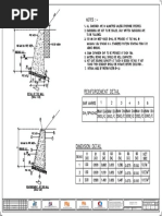RCC Retaining Wall Drawing-2.0, 2.5 & 3.0m Height Above GL 12-008 | PDF ...