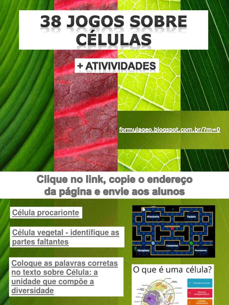 38 Jogos Sobre Células-1 | PDF