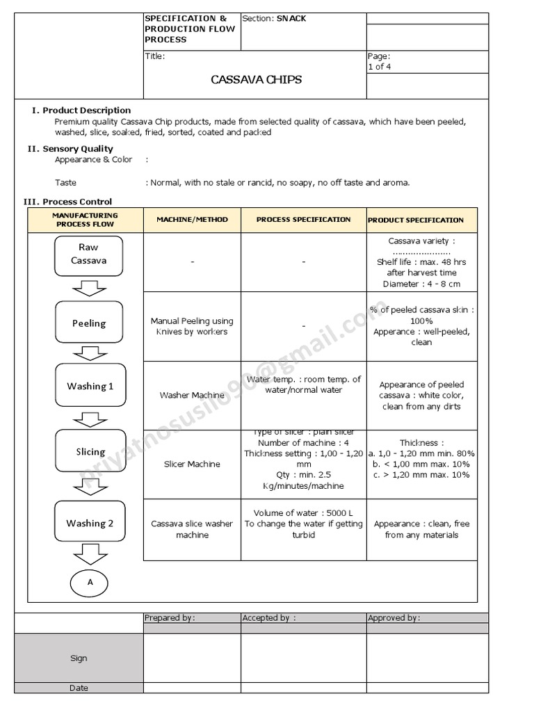 Cassava Chips Production in Colombia | PDF | Secondary Sector Of The ...