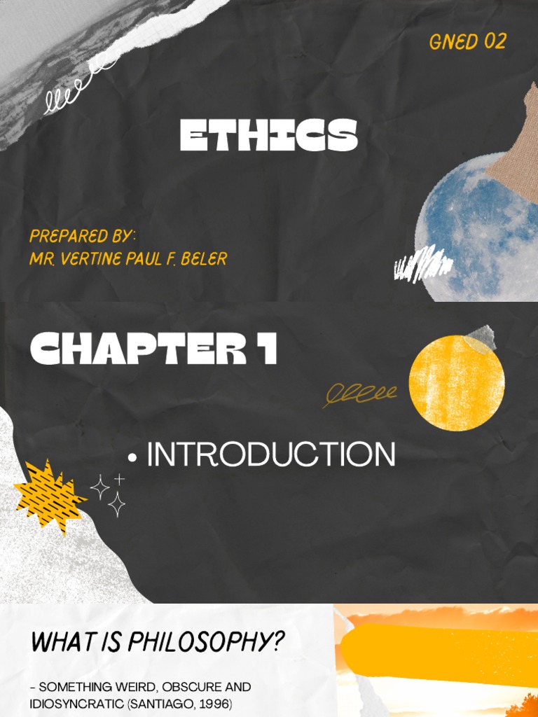 Gned 02 Introduction - Ethics | PDF | Love | Existence