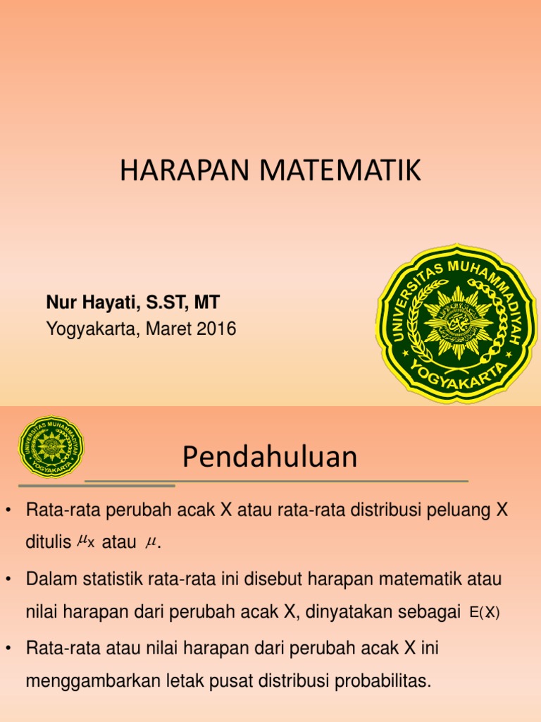 Harapan Matematik | PDF