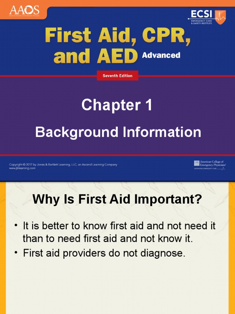 Ch01 Presentation Background Information | PDF | First Aid | Consent