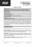 Project Proposal Filipino Edited | PDF