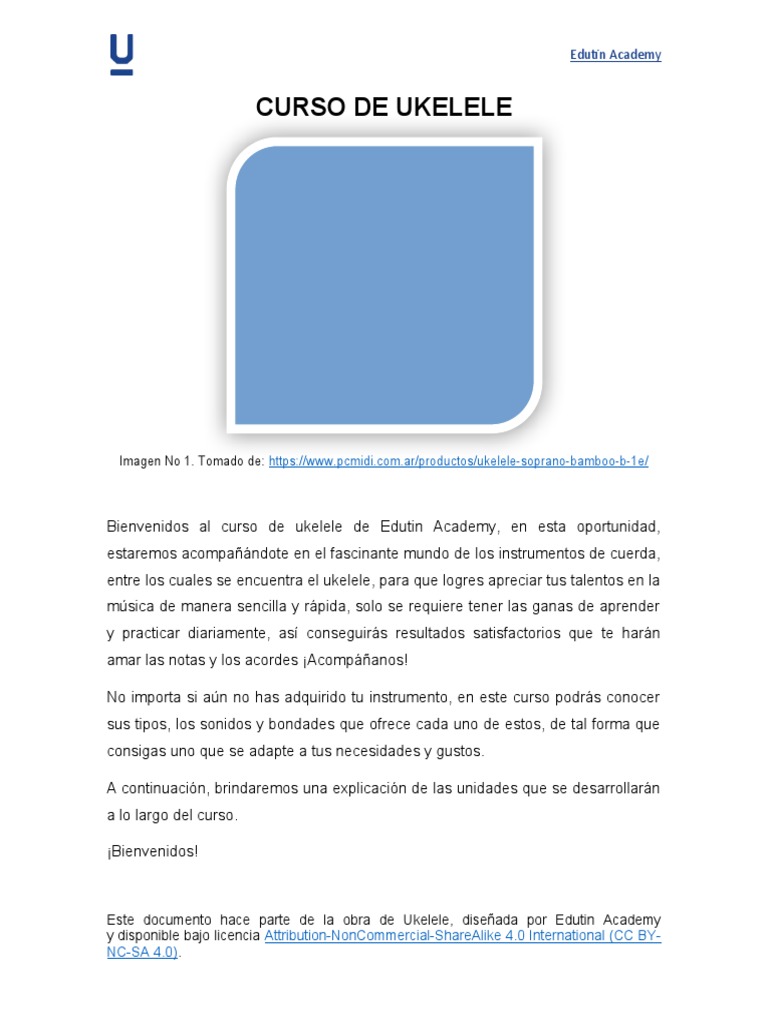 Curso de Ukelele | PDF | Aprendizaje | Cognición