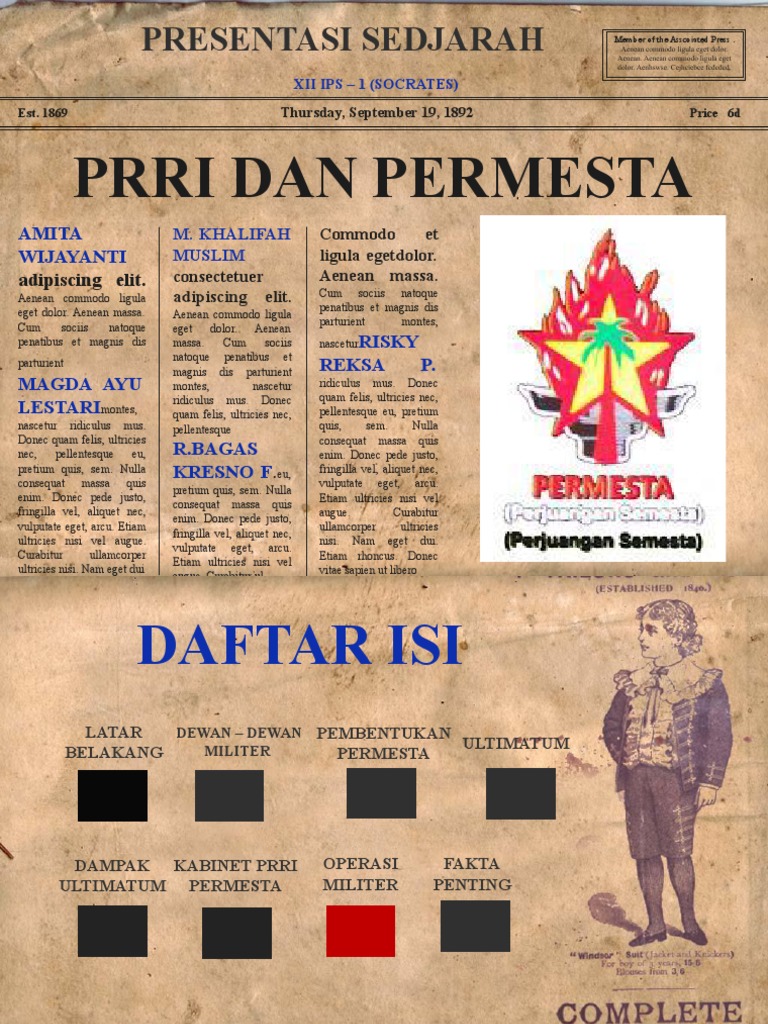 Prri Permesta | PDF