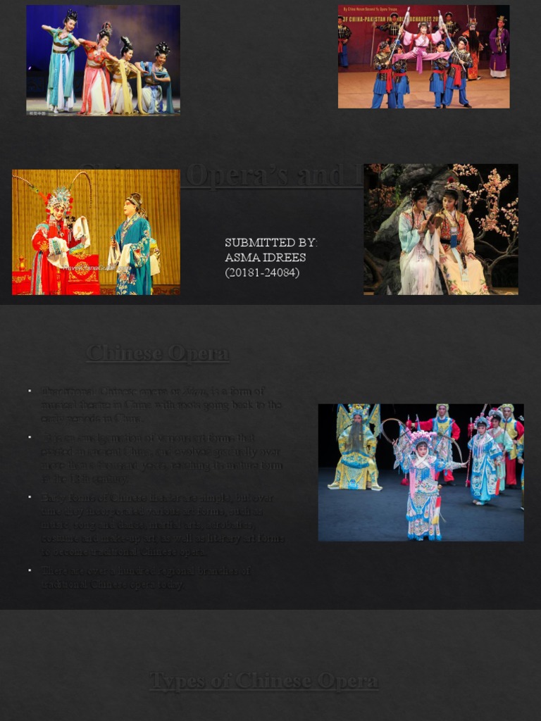 Chinese Opera's and Its Types | PDF | Performing Arts