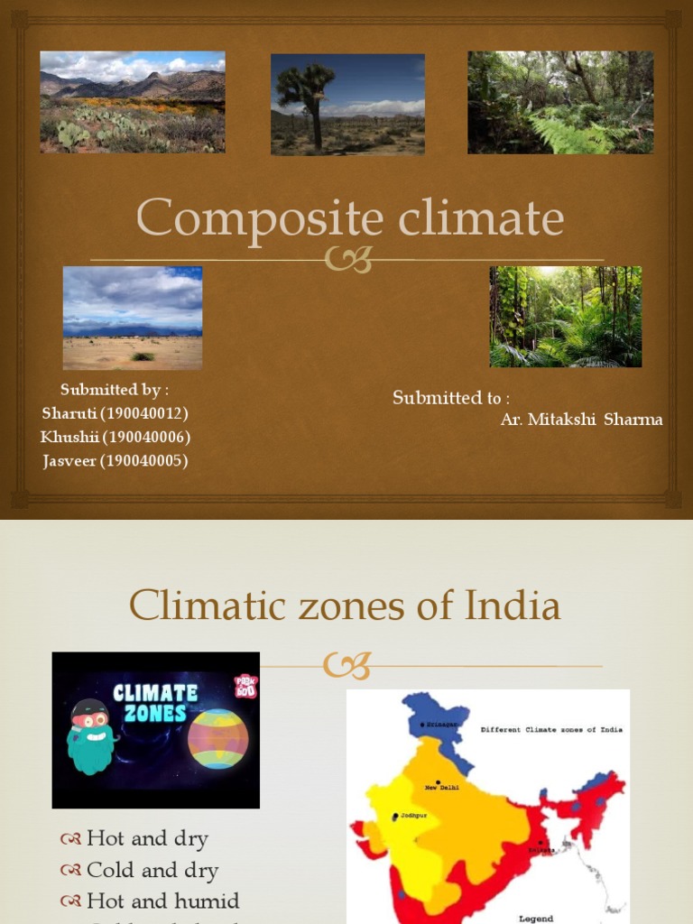 Composite Climate Architecture in India | PDF | Climate | Nature
