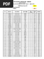 RMT RFT Calculator & Calculated Sheets | PDF | Metals | Materials