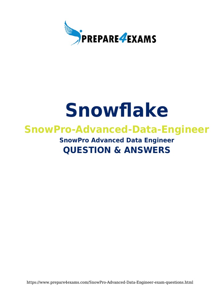 SnowPro Advanced Data Engineer | PDF | Subroutine | Computer File
