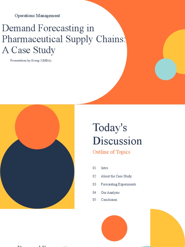 Demand Forecasting in Pharmaceutical Supply Chains A Case Study | PDF ...