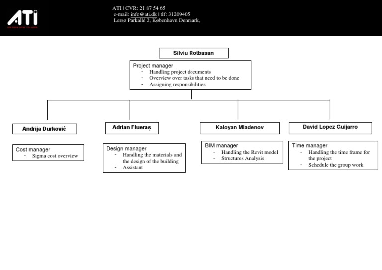 Project Organization Diagram Sas A) The Schematic Diagram Of