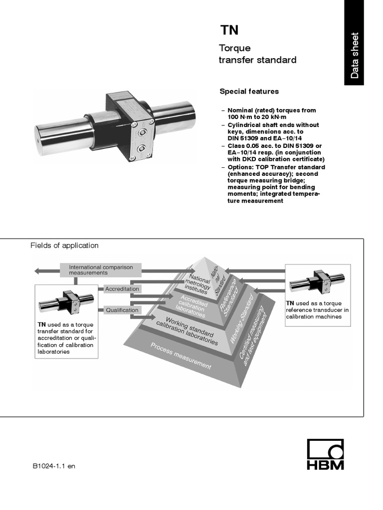 Torque Transfer Standard: Special Features | PDF | Electromagnetic ...