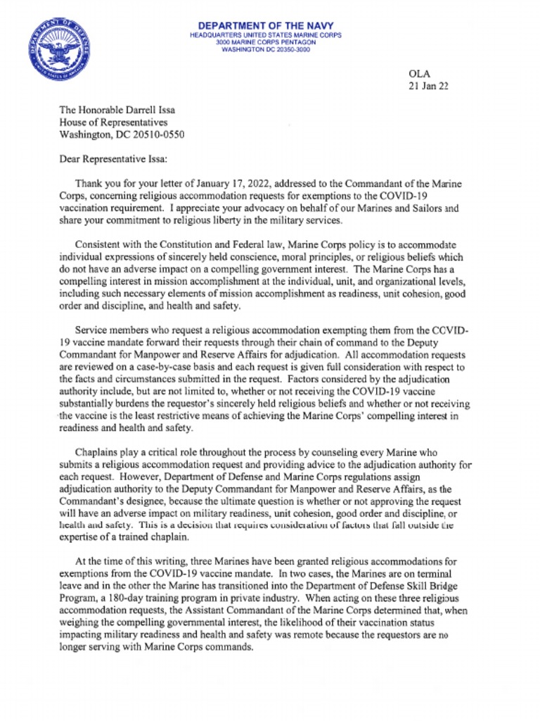Representive Issa Letter | PDF