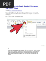 Cara Menghilangkan Spasi Berlebih Di Word Dengan Berbagai Metode | PDF