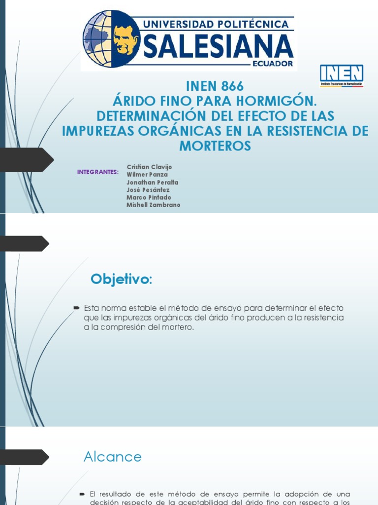 Norma 866 | PDF | Hormigón | Agua