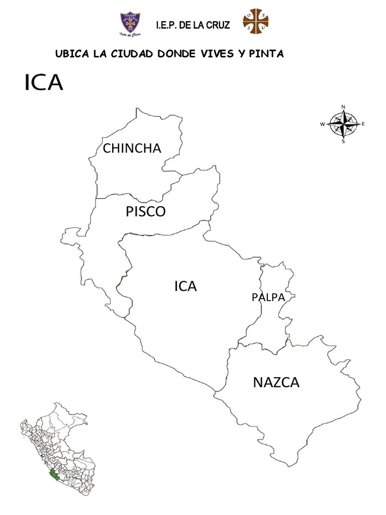 Mapa de Ica | PDF