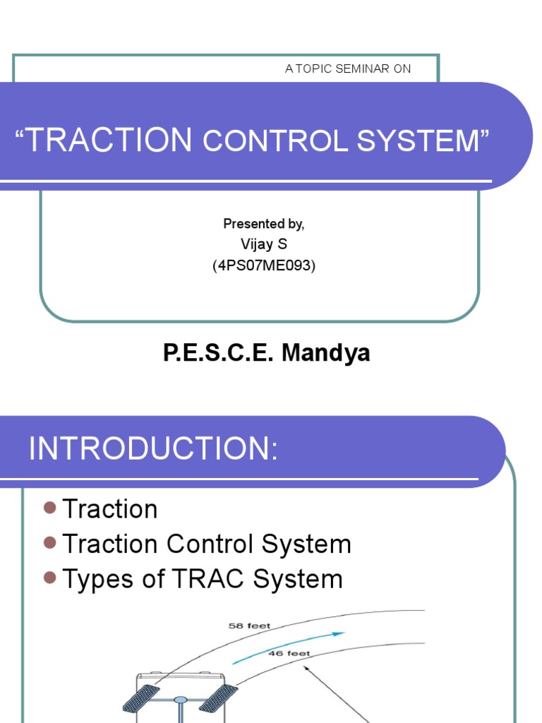 Overview of Traction Control Systems | PDF | Anti Lock Braking System ...