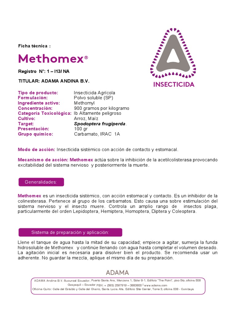 Methomex FT | PDF | Arroz | Ecuador