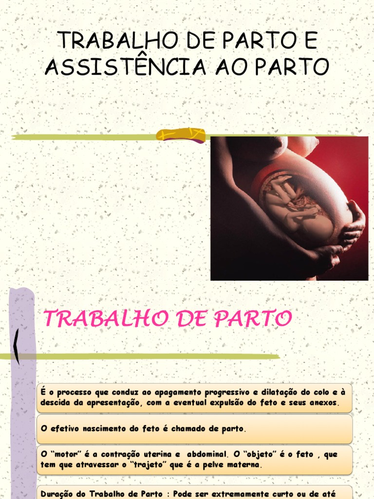 Trabalho de Parto | PDF | Parto | Reprodução