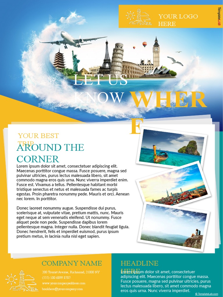 Travel Agency Company Profile Template | PDF