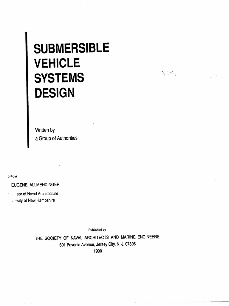 Submersible Vehicle System Design | PDF