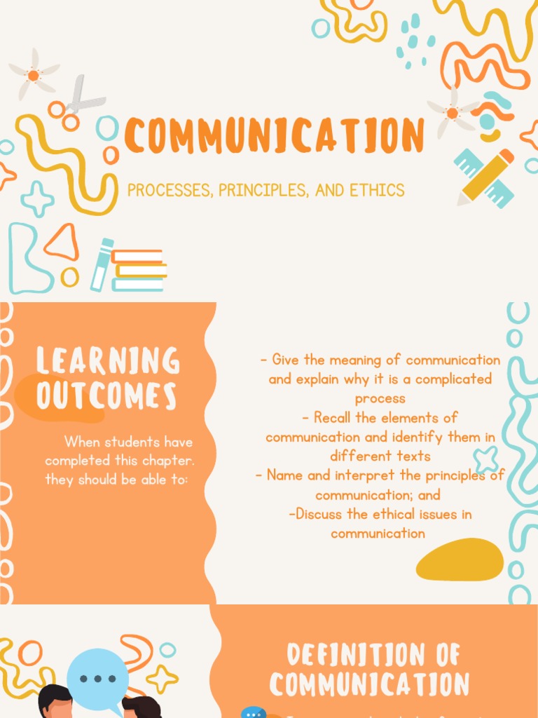 Purposive Communication Chapter 1 | PDF | Communication | Nonverbal ...