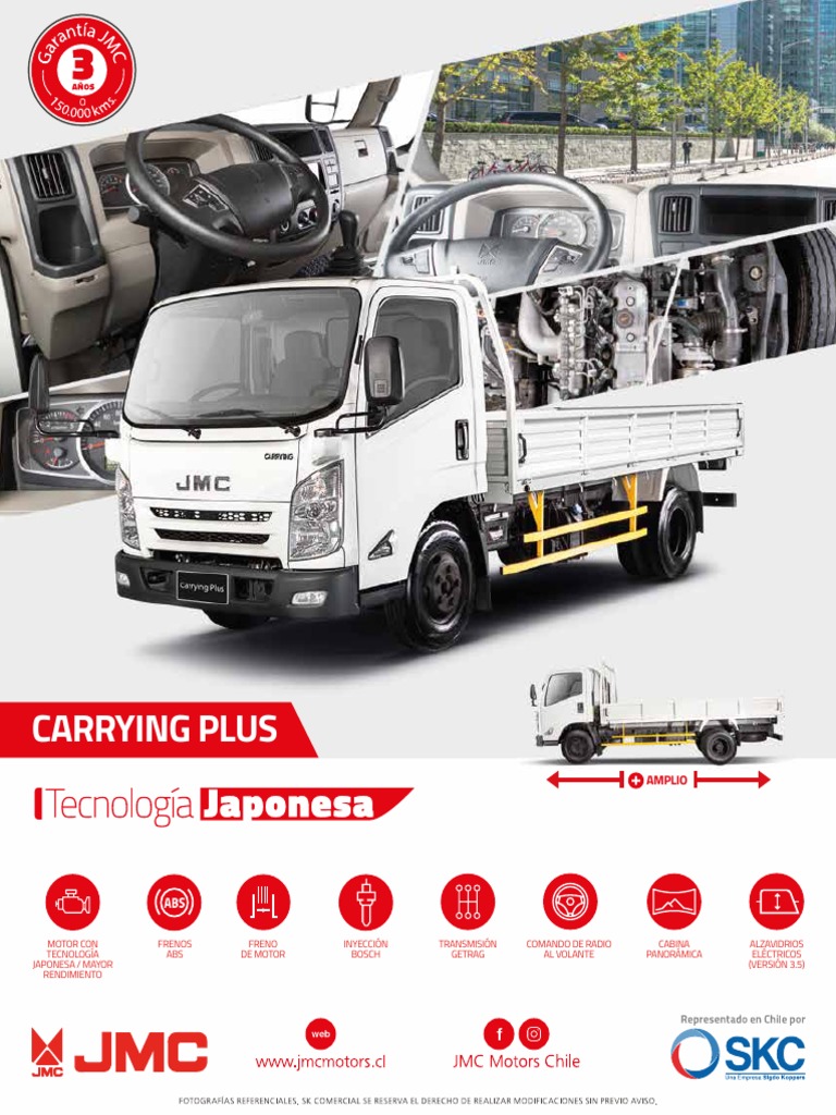 JMC Ficha-Carrying-plus-CS Digital OK | PDF | Transmisión (Mecánica ...