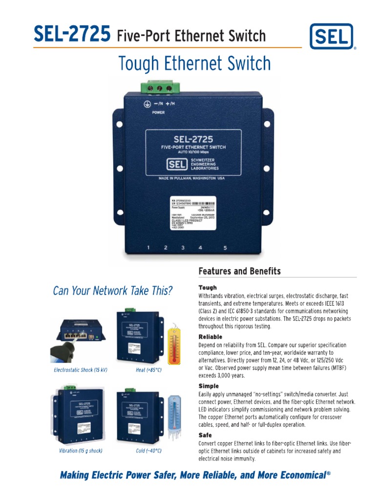 SEL 2725 Flyer | PDF