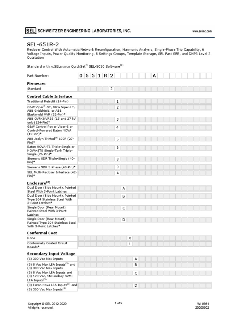 651R 2 Matrix Details | PDF | Ac Power Plugs And Sockets | Fuse ...