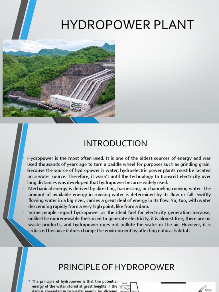 Hydropower Plant | PDF | Hydroelectricity | Power Station